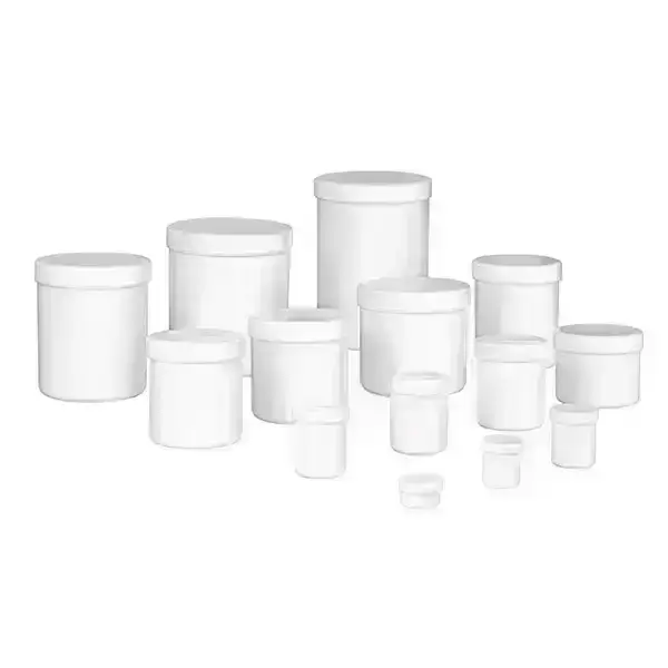 Schroefdop potten / containers Ø 105 x 160 mm - Trade Med