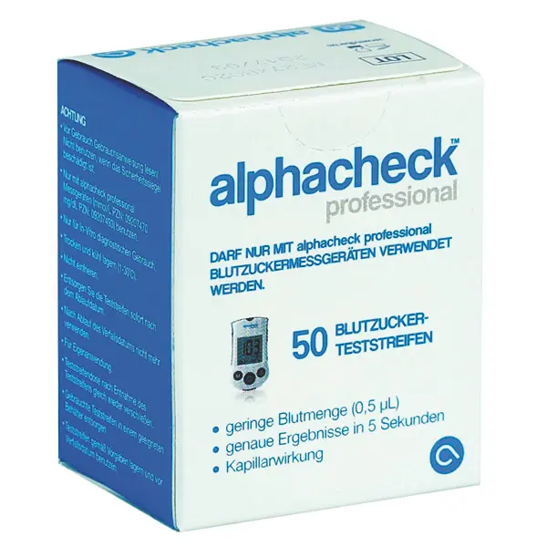 Alphacheck Teststrips Original test strips - Trade Med