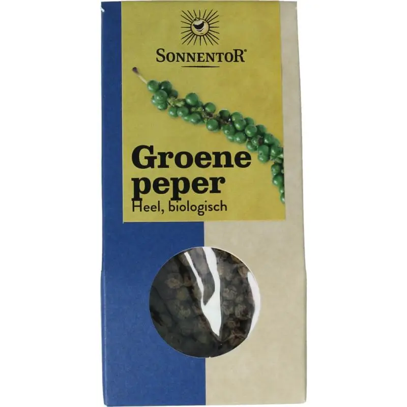 Sonnentor Groene peperkorrels bio - Trade Med