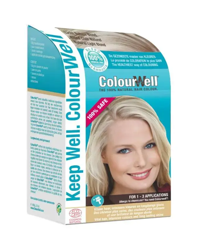 Colourwell 100% Natuurlijke haarkleur licht natuur blond - Trade Med
