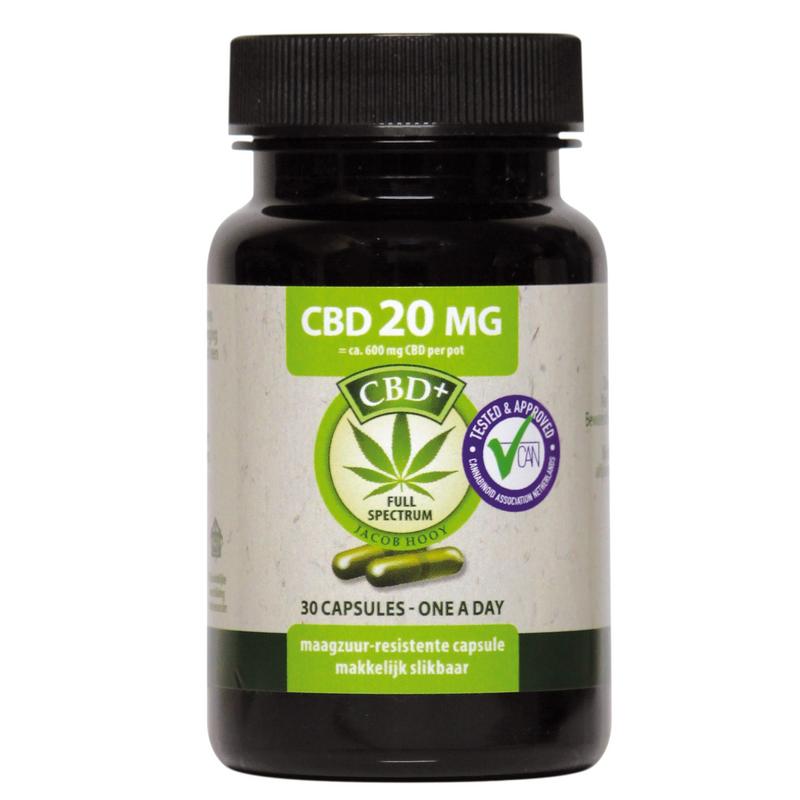 Jacob Hooy CBD Capsules 20mg - Trade Med