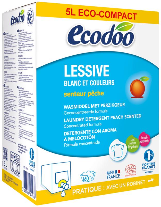 Ecodoo Wasmiddel perzik bag in box bio - Trade Med