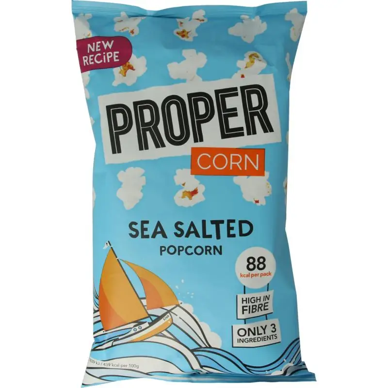 Proper Corn Popcorn lightly sea salted - Trade Med